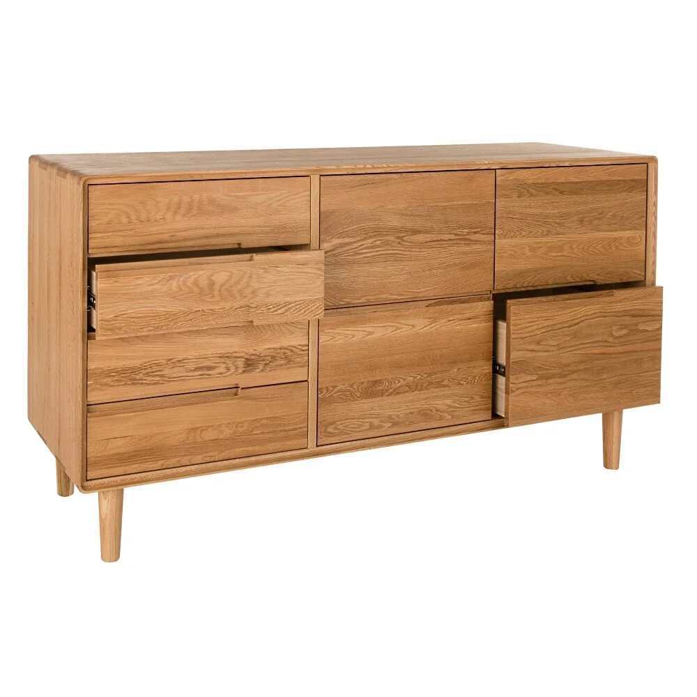 scandic skara oak sideboard 3 door — Studio One Furniture