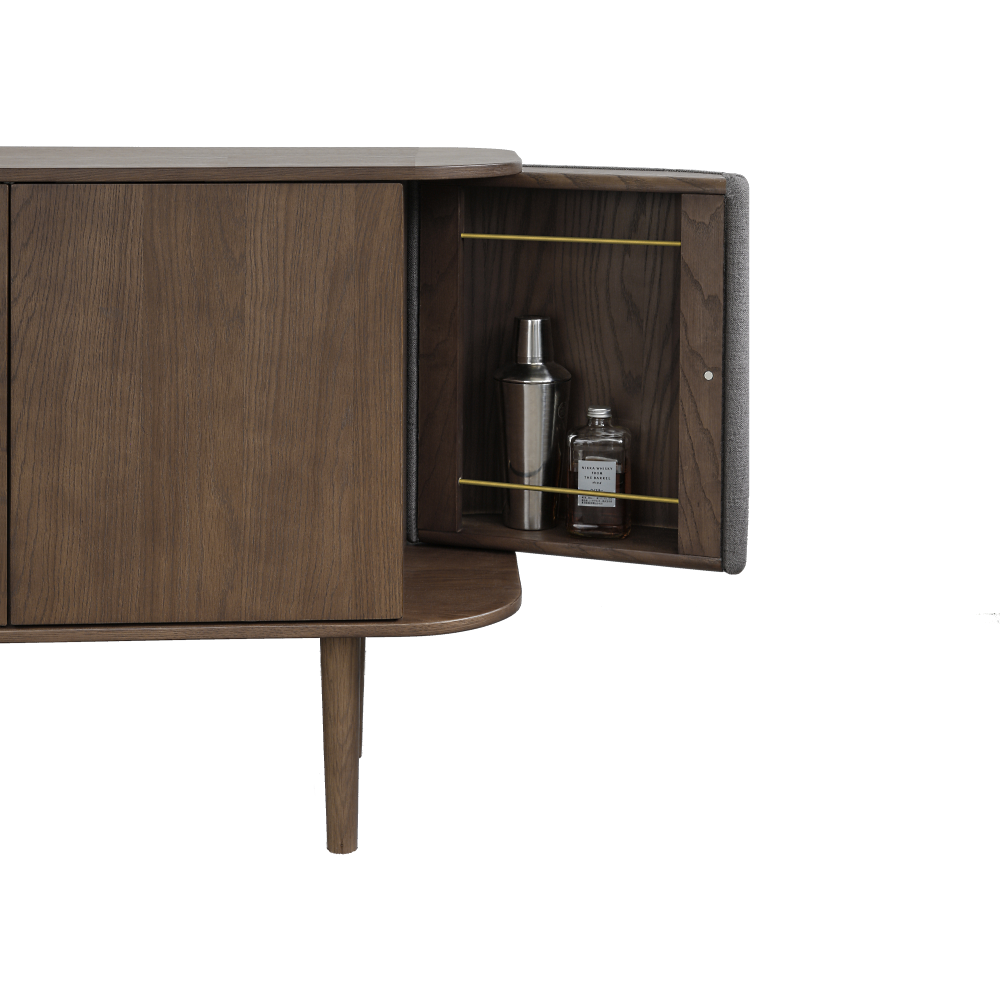 scandic skara oak sideboard 3 door — Studio One Furniture