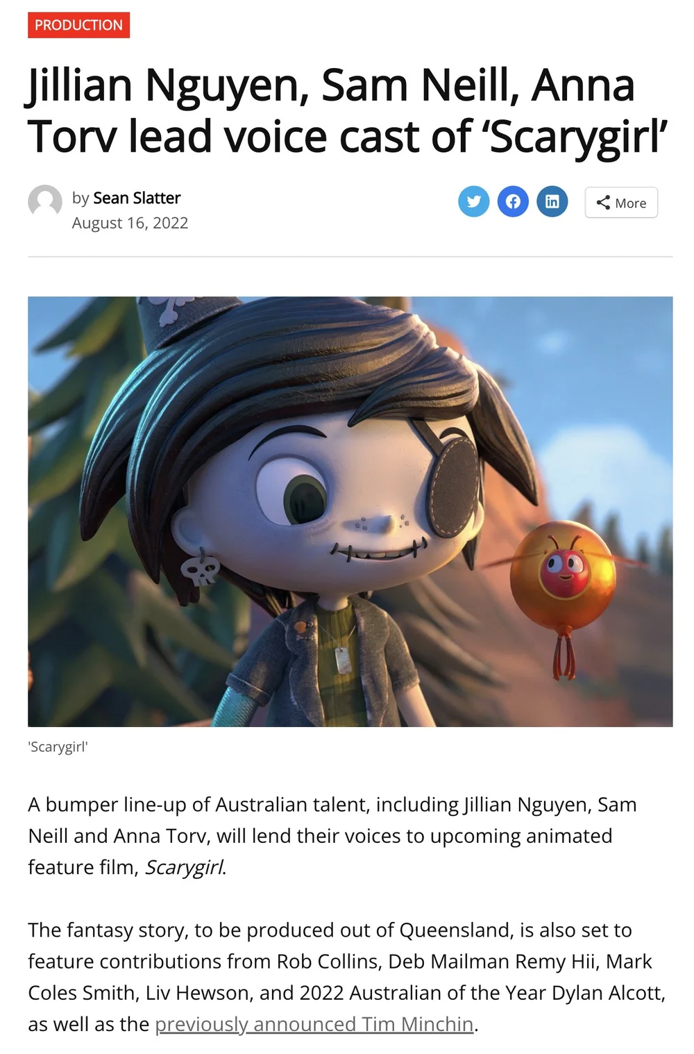 SCARY GIRL — SHAPESHIFTER CONCEPTS