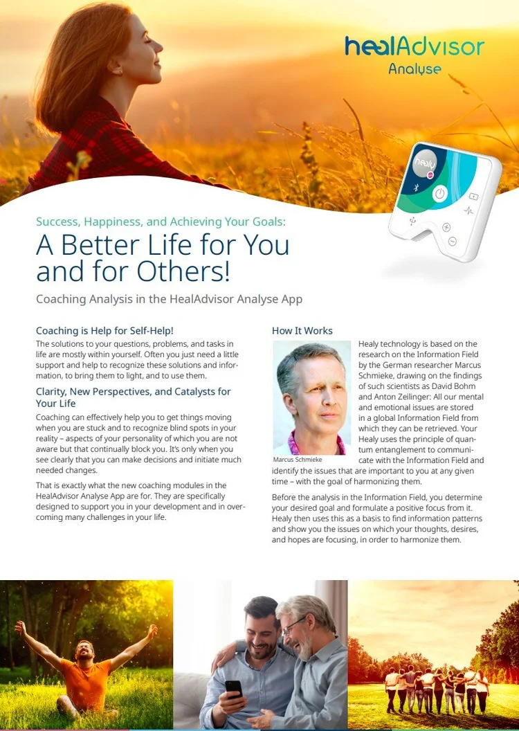 New Healy Coaching Analysis App — Healy Frequency Device World Distributors