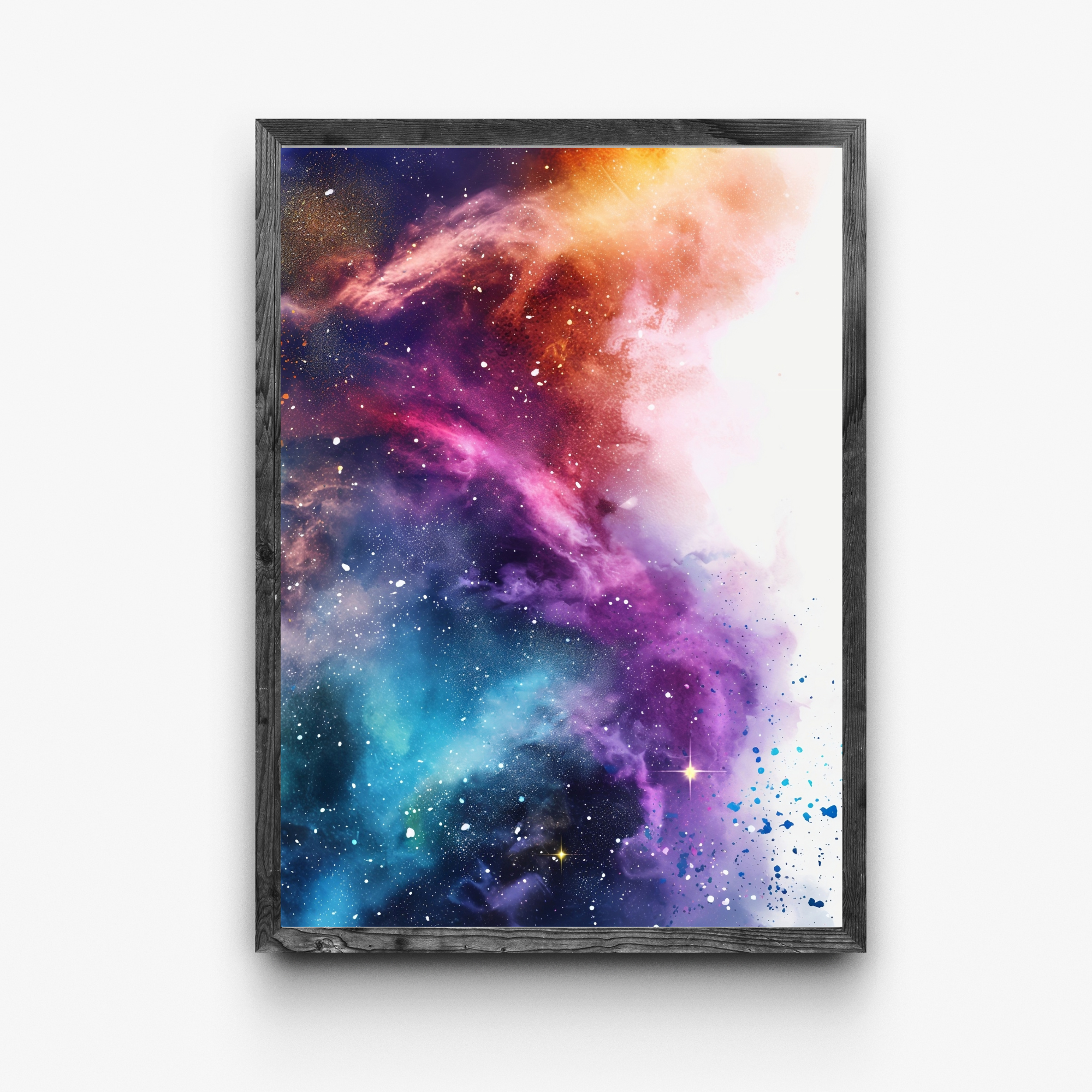 Vibrant Universe Wall Art Print | Digital Download | Space Decor ...