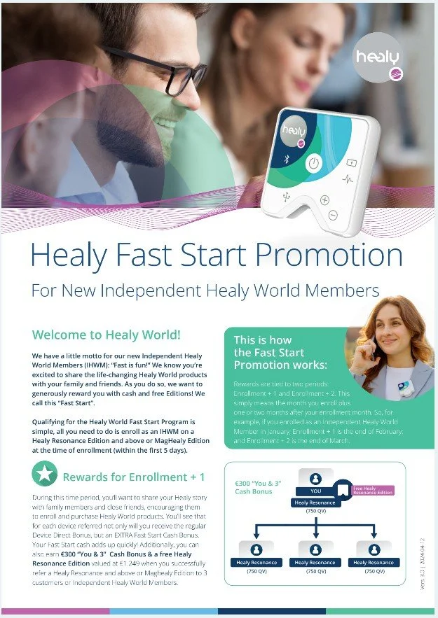 New Healy Fast Start Promotion — Healy Frequency Device World Distributors