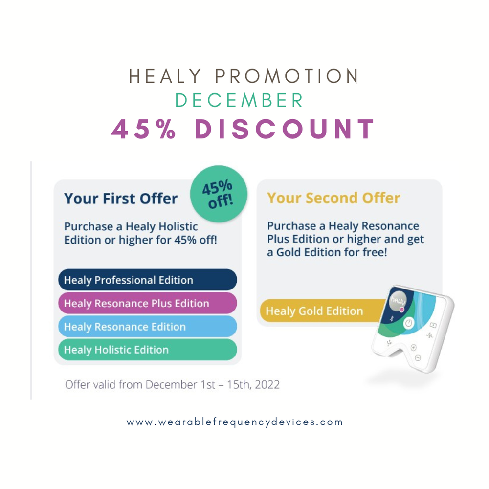 Healy Device December Discount Plus Free Healy Gold Promotion — Healy ...