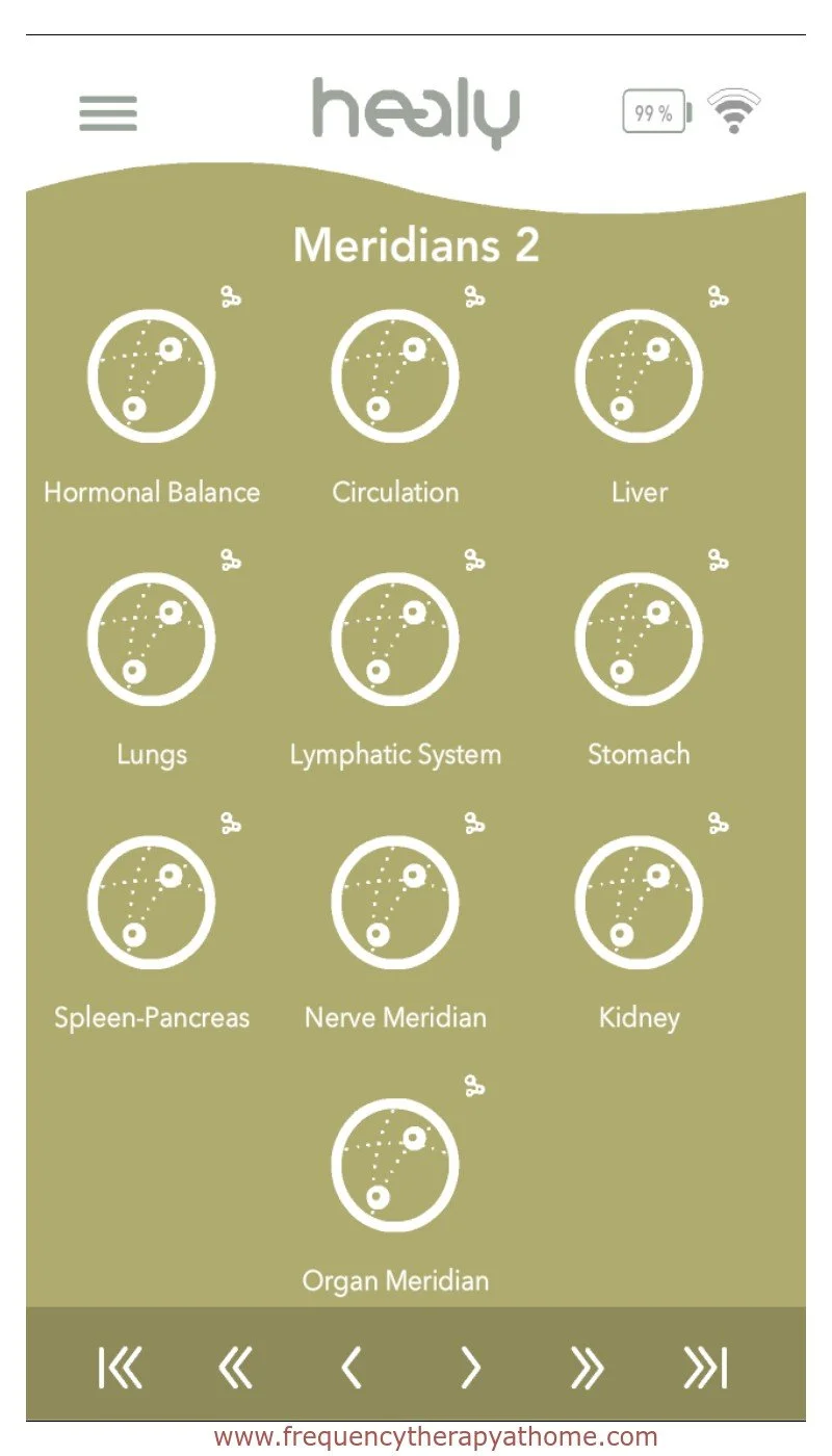 Healy Meridian Frequency Programs — Healy Frequency Device World ...