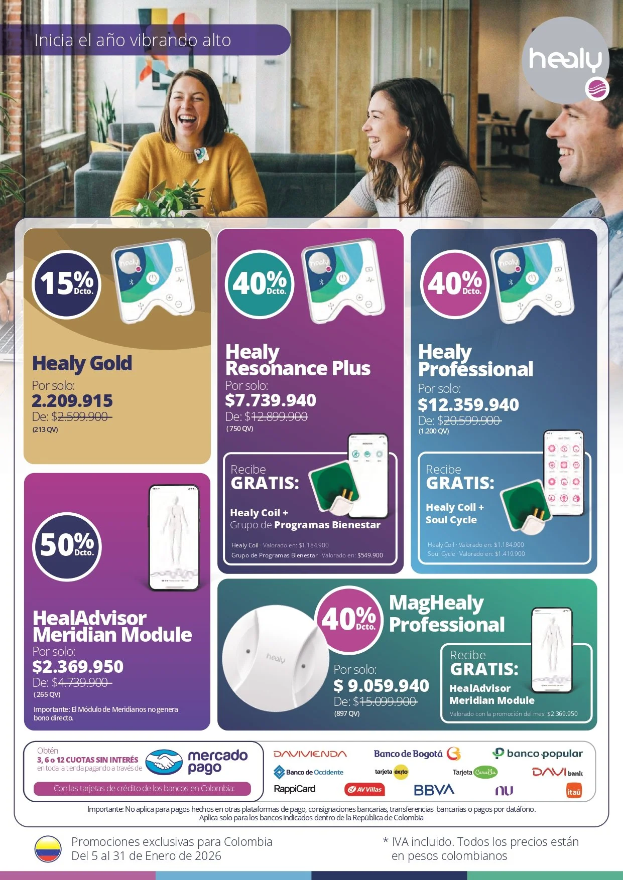 Healy Shop Colombia — Healy Frequency Device World Distributors