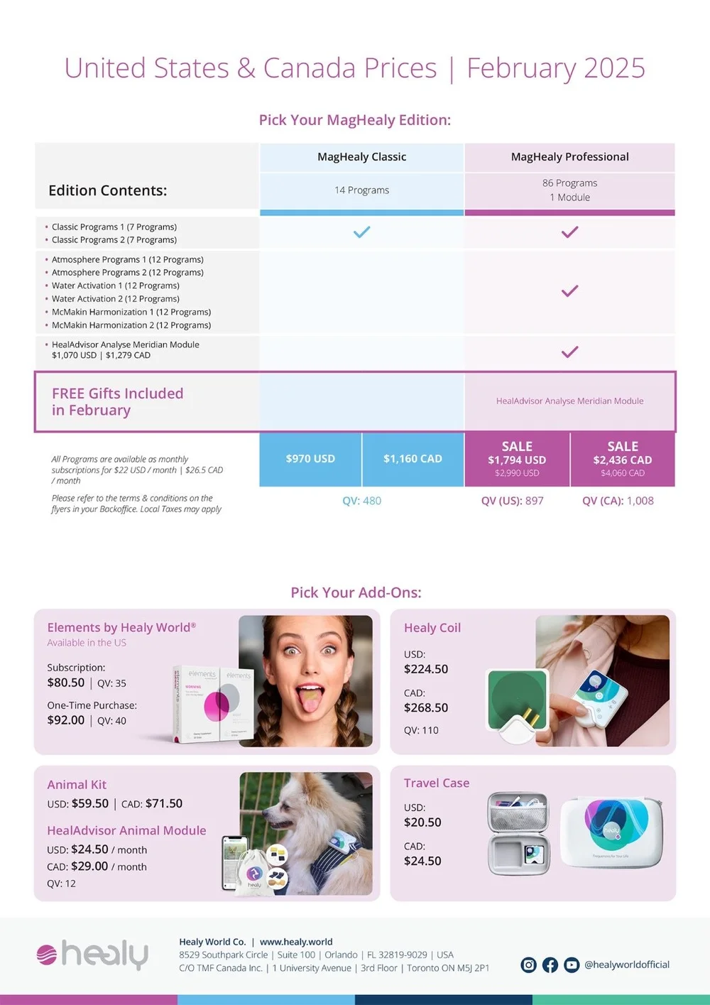 Healy World Monthly Promotions — Healy Frequency Device World Distributors