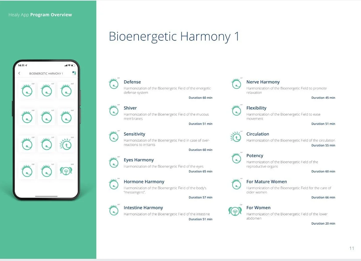 Updated List and Descriptions Of All Healy Device Frequency Programs ...