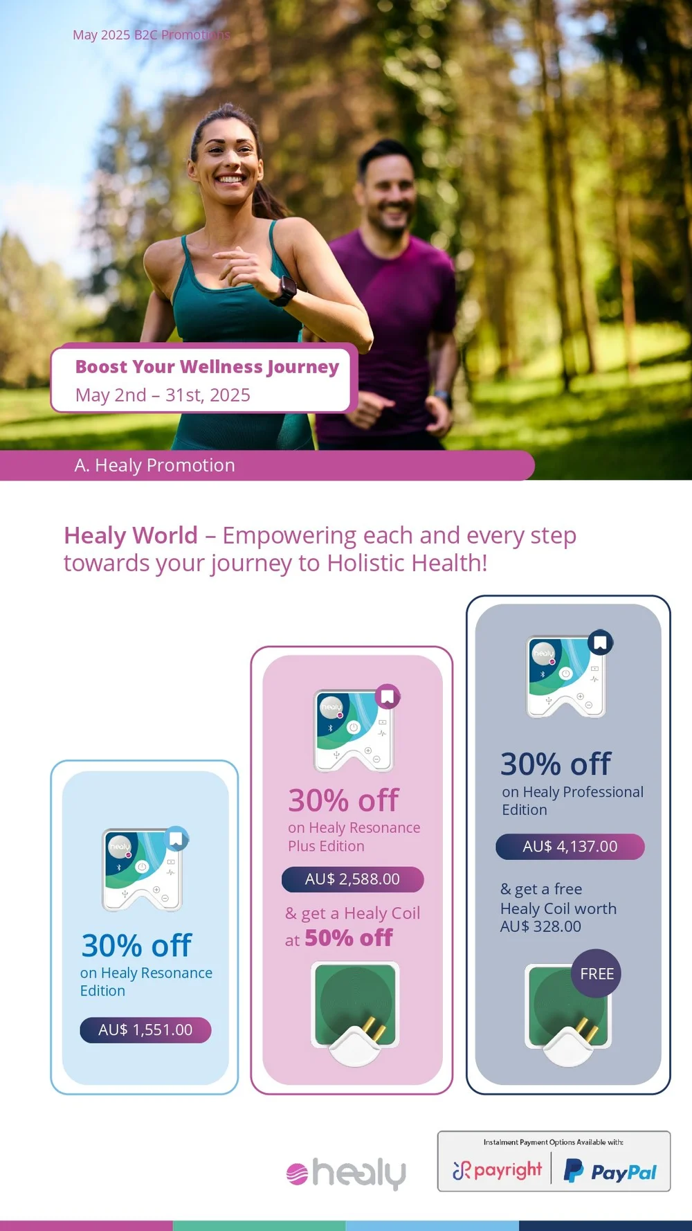 Healy World Monthly Promotions — Healy Frequency Device World Distributors