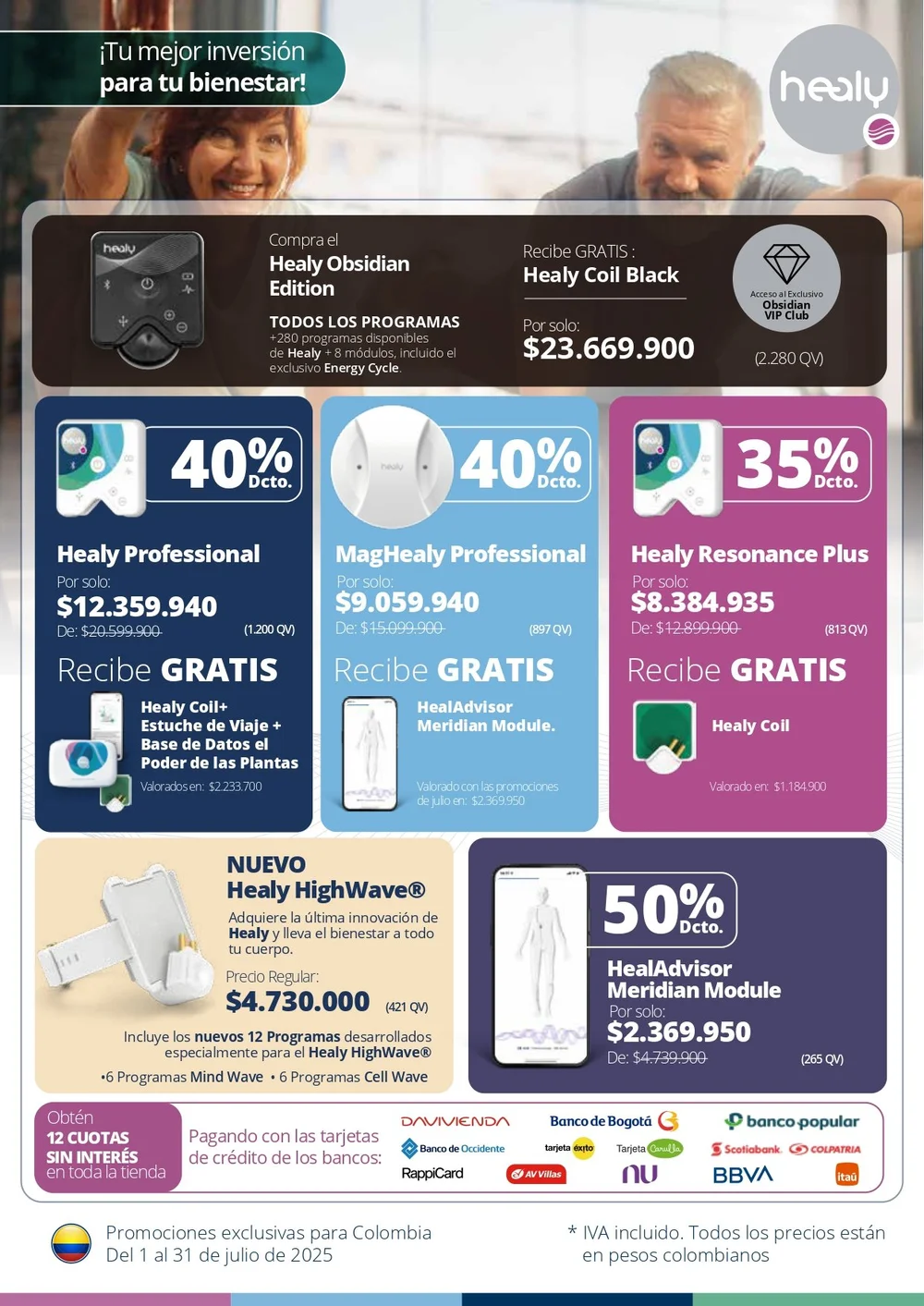 Healy Shop Colombia — Healy Frequency Device World Distributors