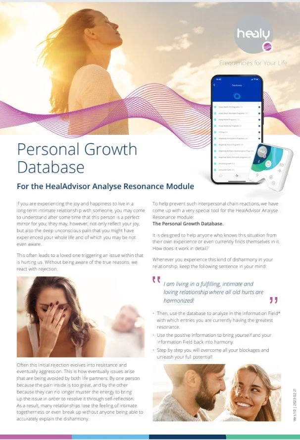 What is Healy Personal Growth Database? — Healy Frequency Device World ...