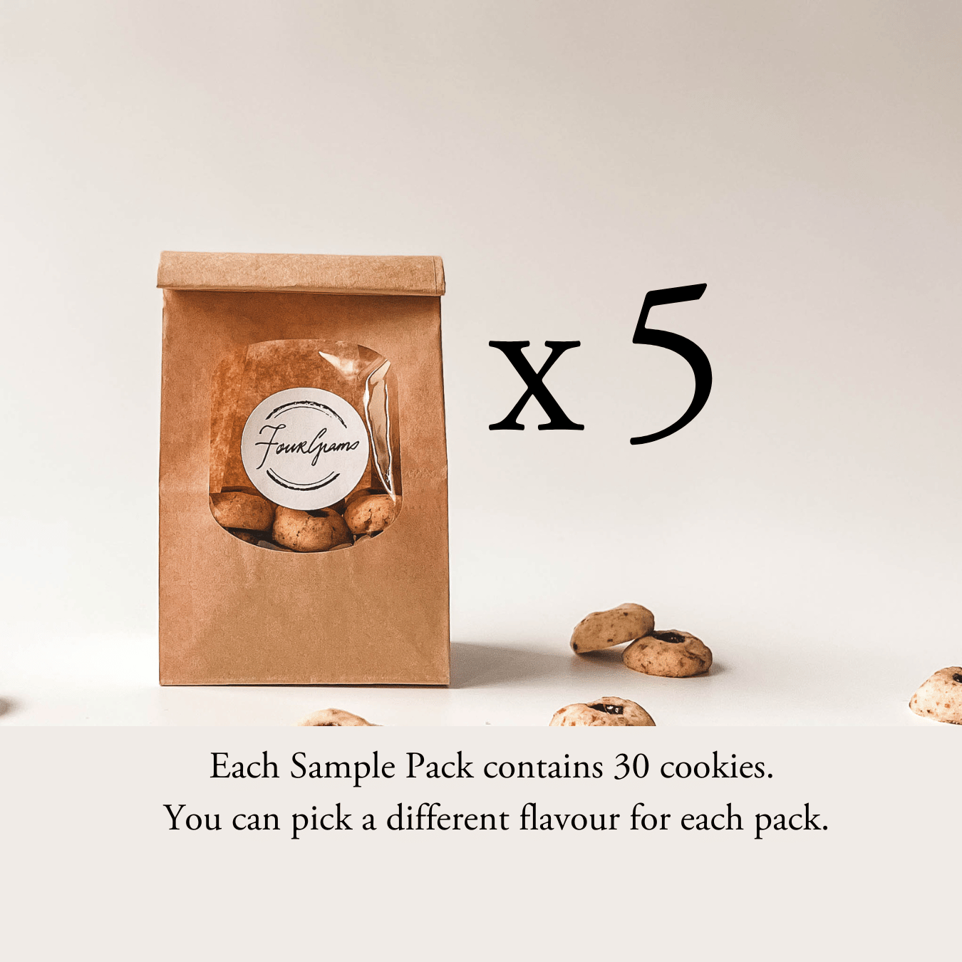 Four Grams - Flavours of Hong Kong in Bitesize Cookies