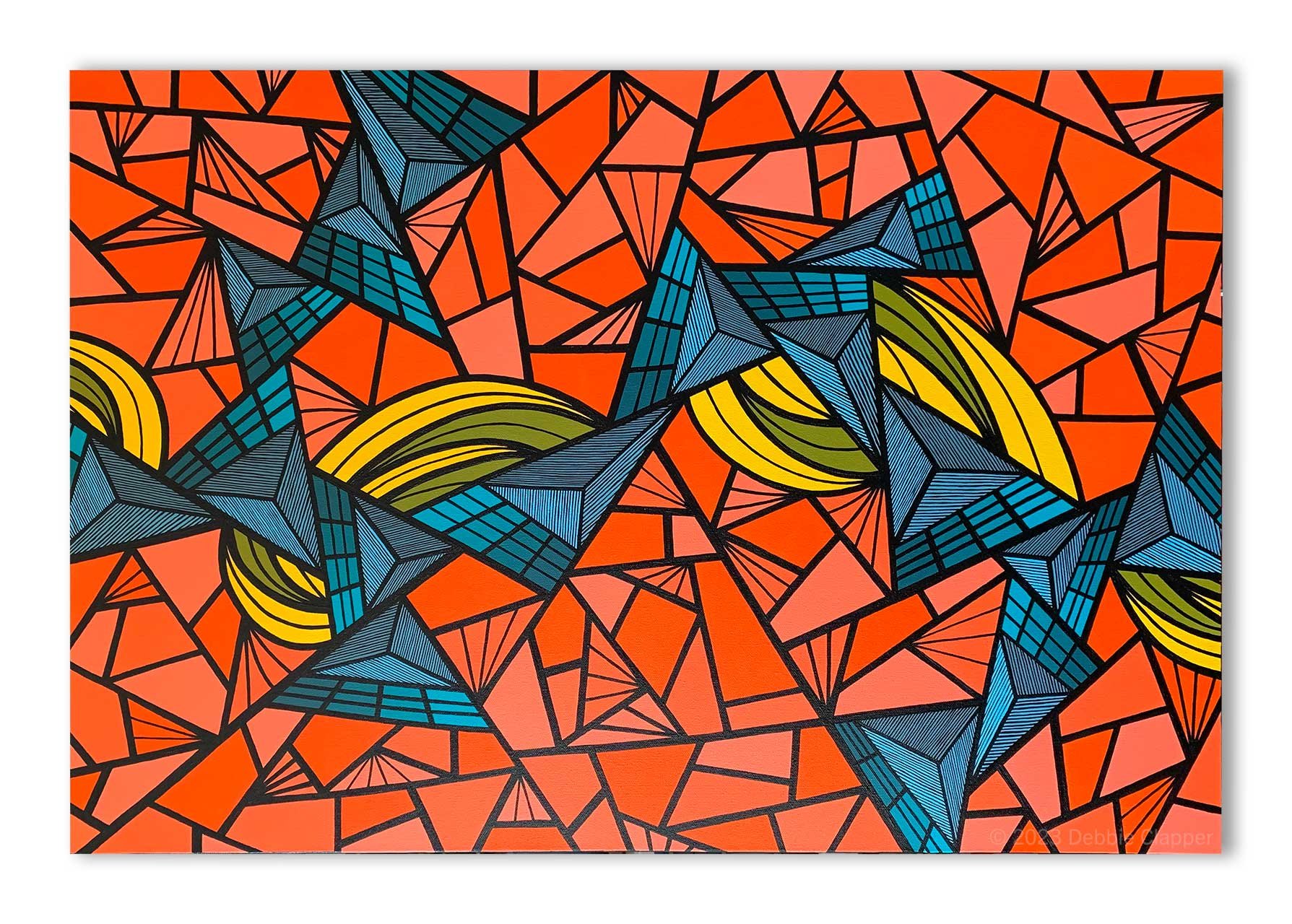 Gallery 3 — Debbie Clapper / Freehand Modern Abstract Op Art