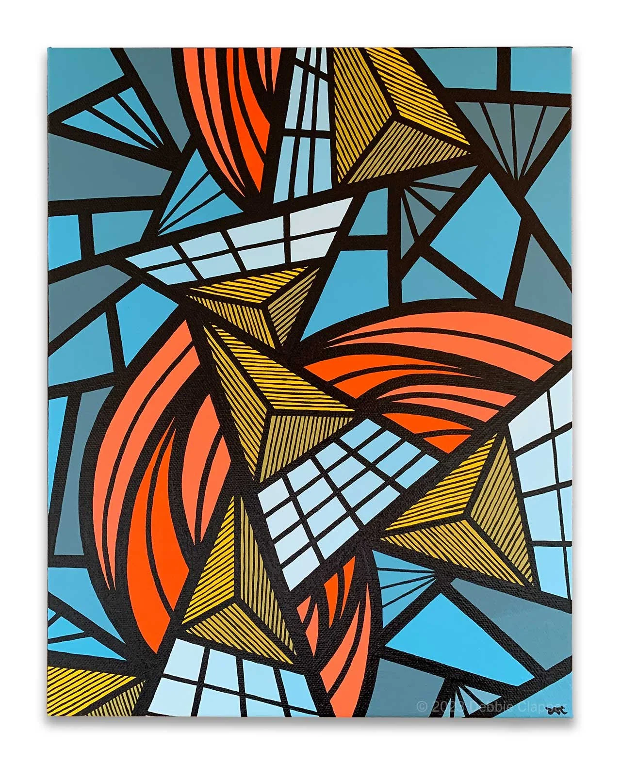 Gallery 3 — Debbie Clapper / Freehand Modern Abstract Op Art