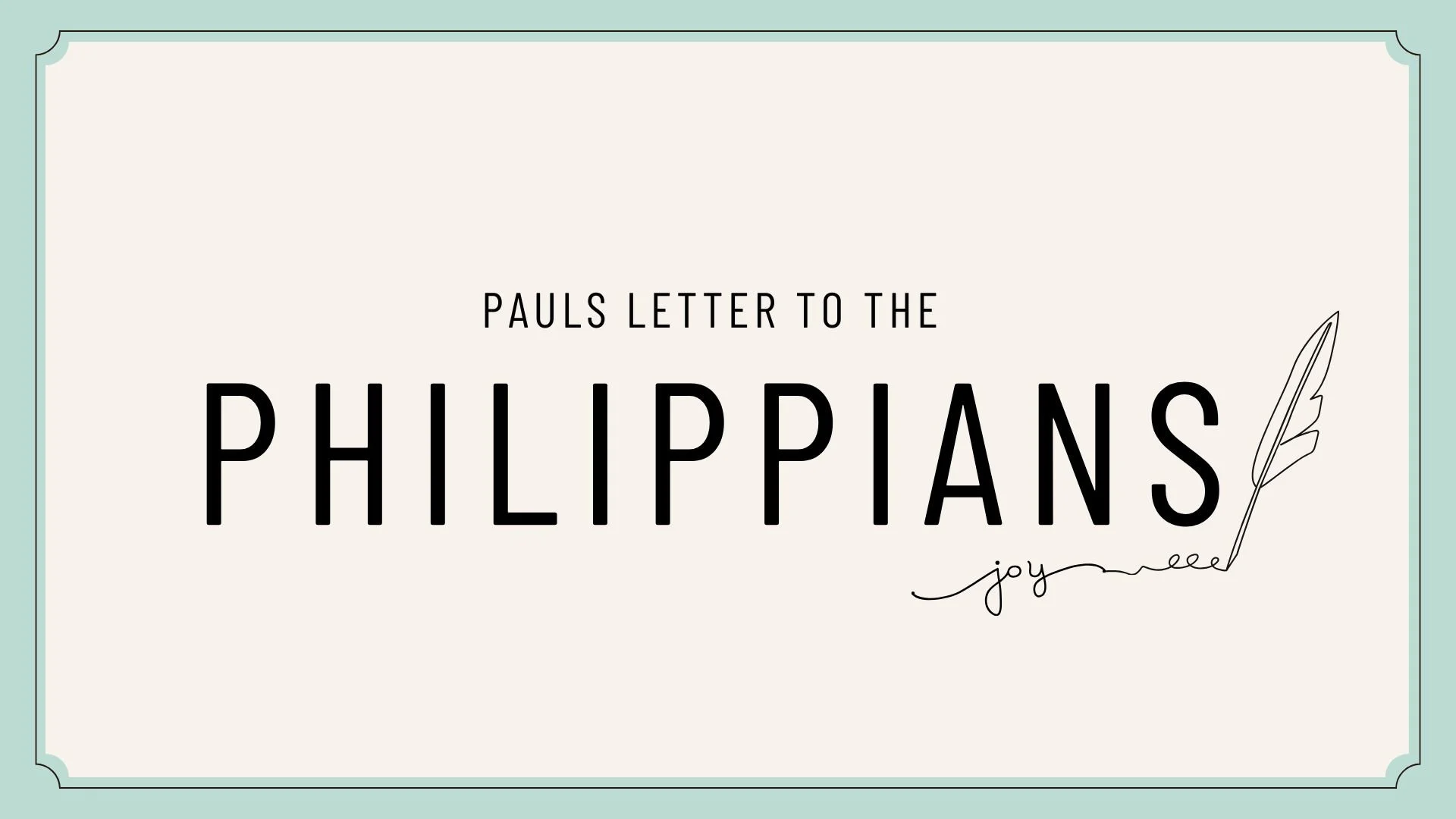 Philippians — The Vine
