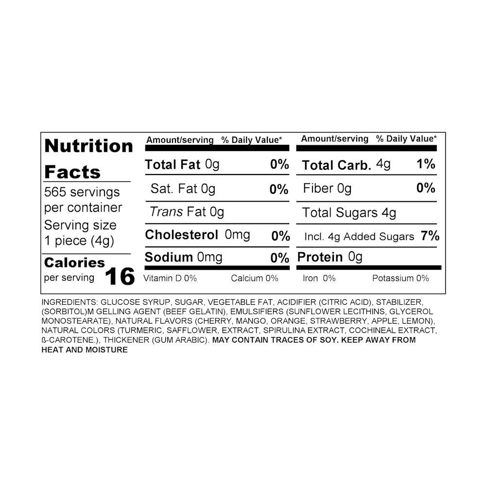 Gustaf's Soft Punch Chews 5 LBS. — Suckers Online