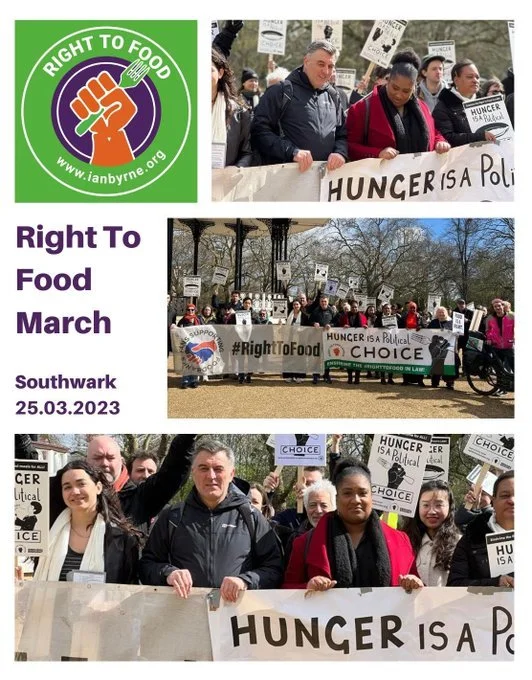 Right To Food: first ‘Hunger March’ takes place in London — Ian Byrne ...