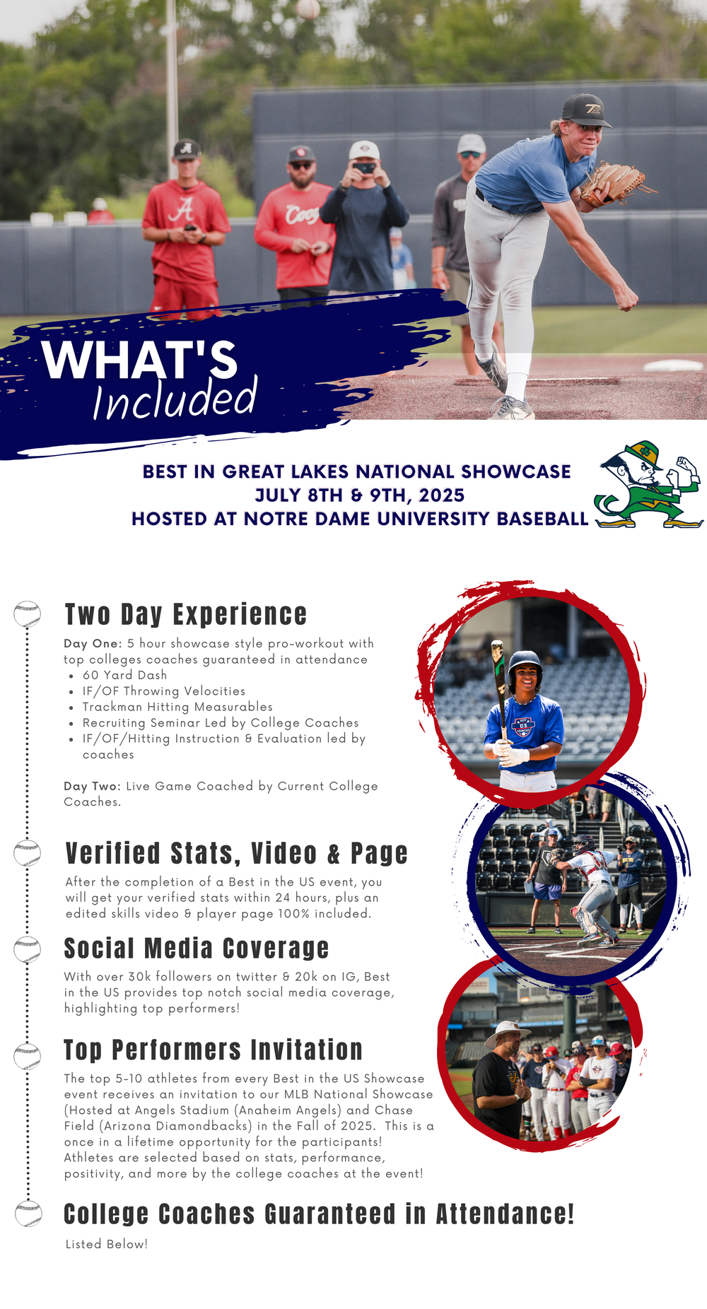 National Great Lakes Baseball Showcase Hosted at Notre Dame — Best in ...