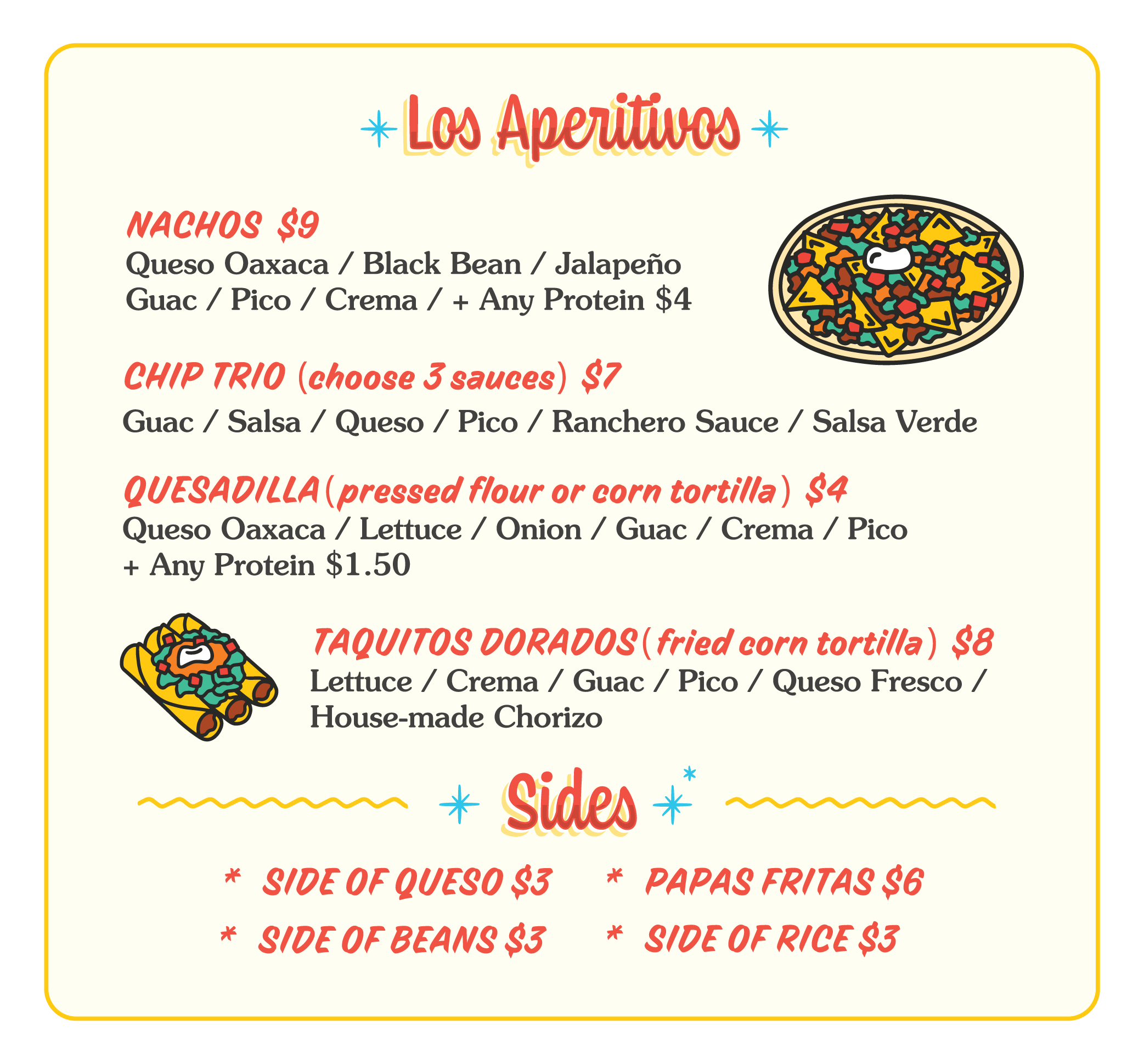 Spanish Restaurant Menu Project