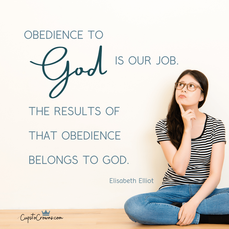 What Does It Actually Mean To Obey God? — Cups to Crowns