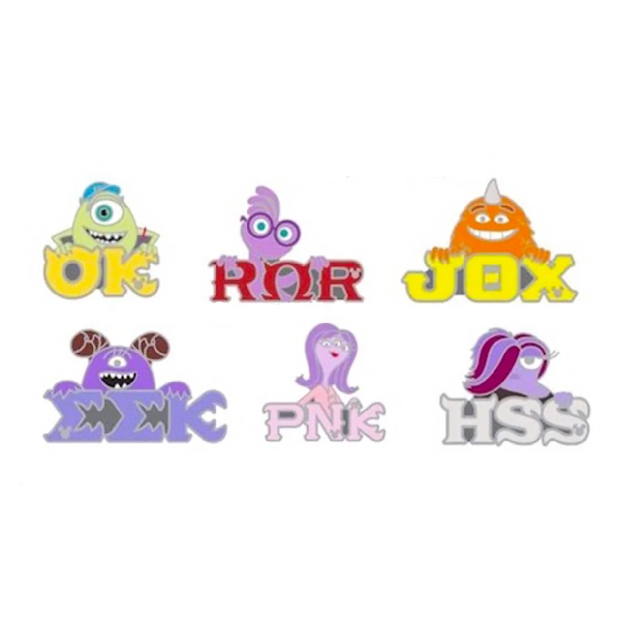 Monsters University Greek Alphabet Emilio Villanueva :: Behance