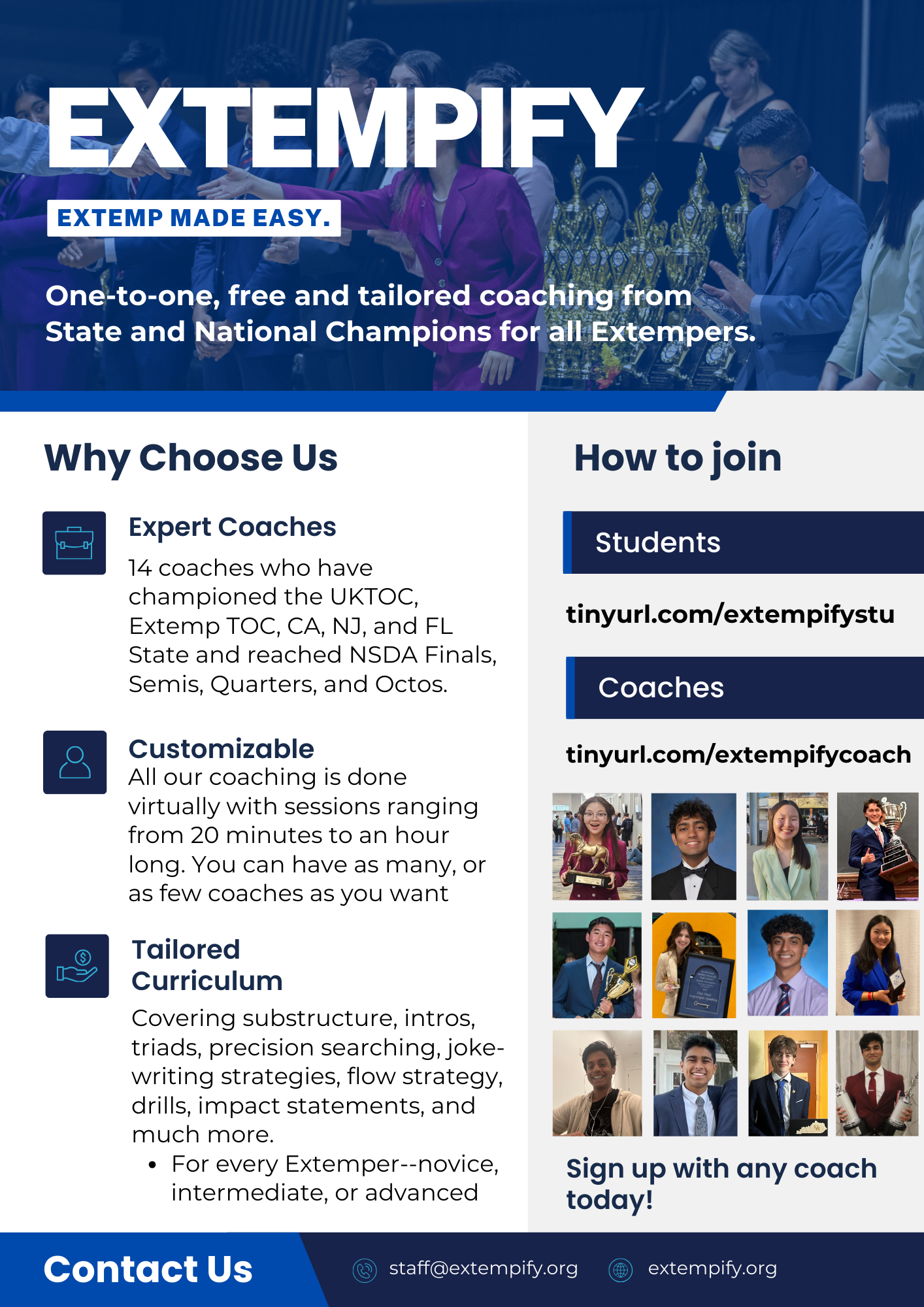 Introducing Extempify, Expert Coaching for Aspiring Extemp Speakers ...
