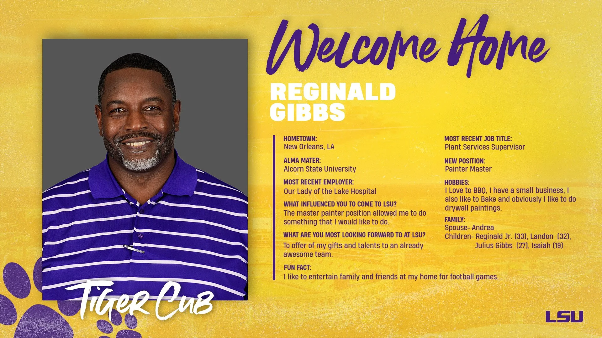 Campus is His Canvas! — Healthy Tiger