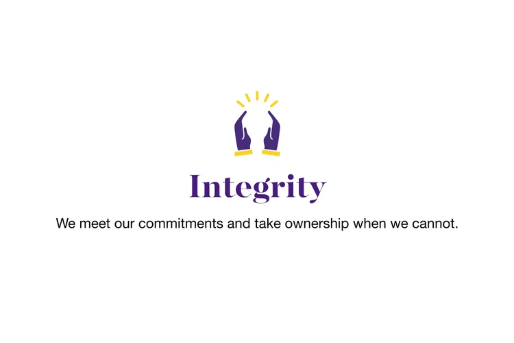 Core Value Highlight on INTEGRITY — Healthy Tiger
