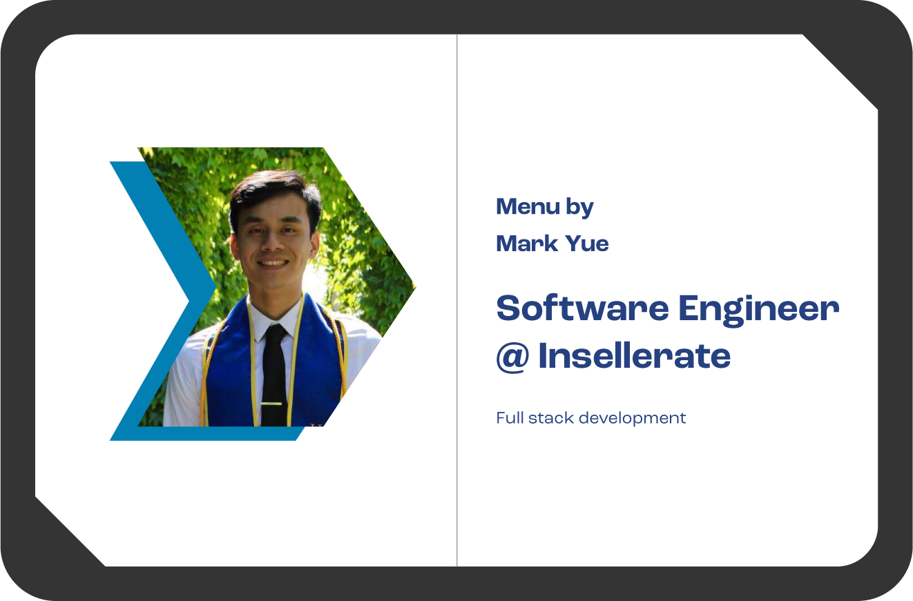 Mark Yue | Software Engineer @ Insellerate — Menti