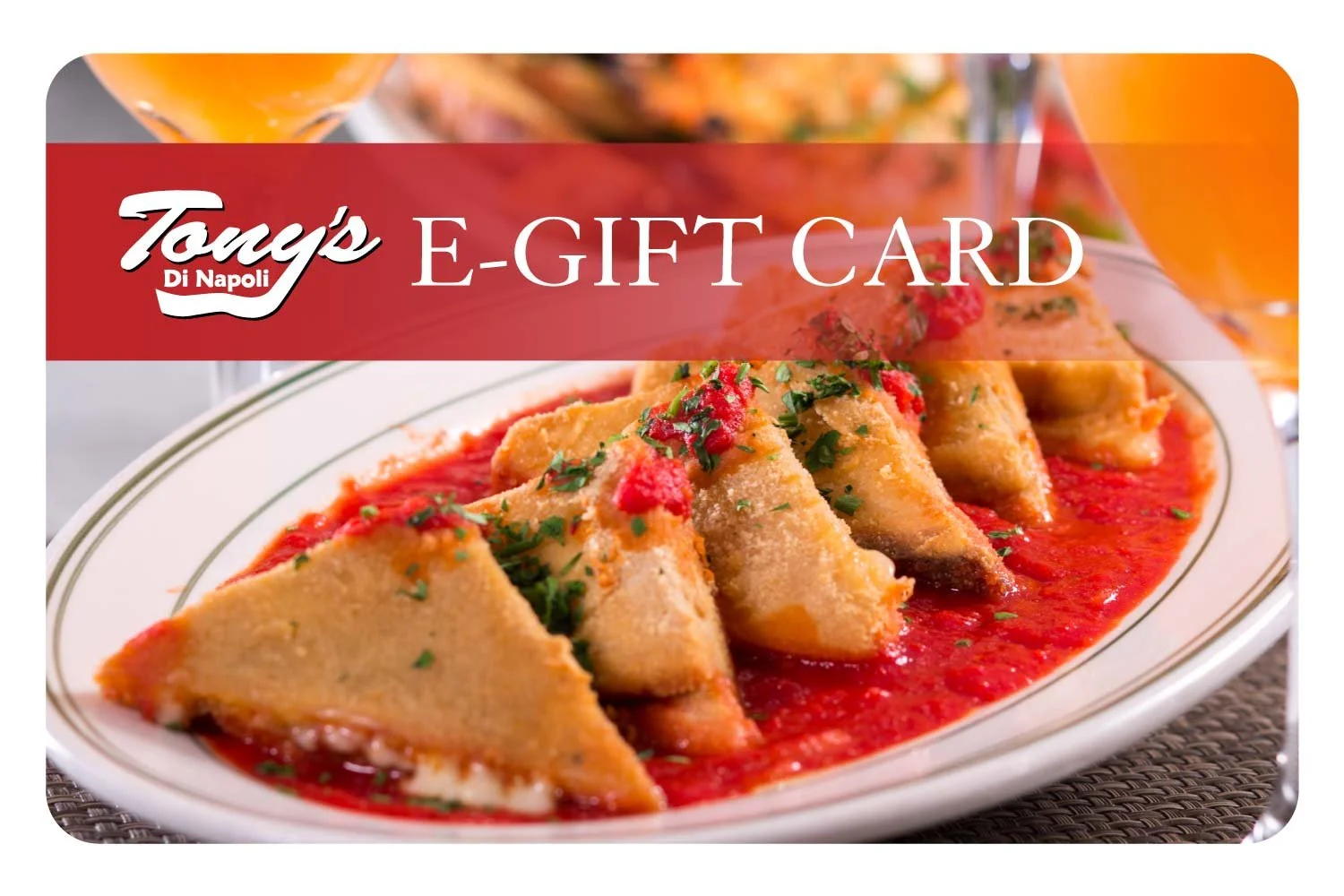 Gift Cards — Family Style Italian New York City | Tony's Di Napoli