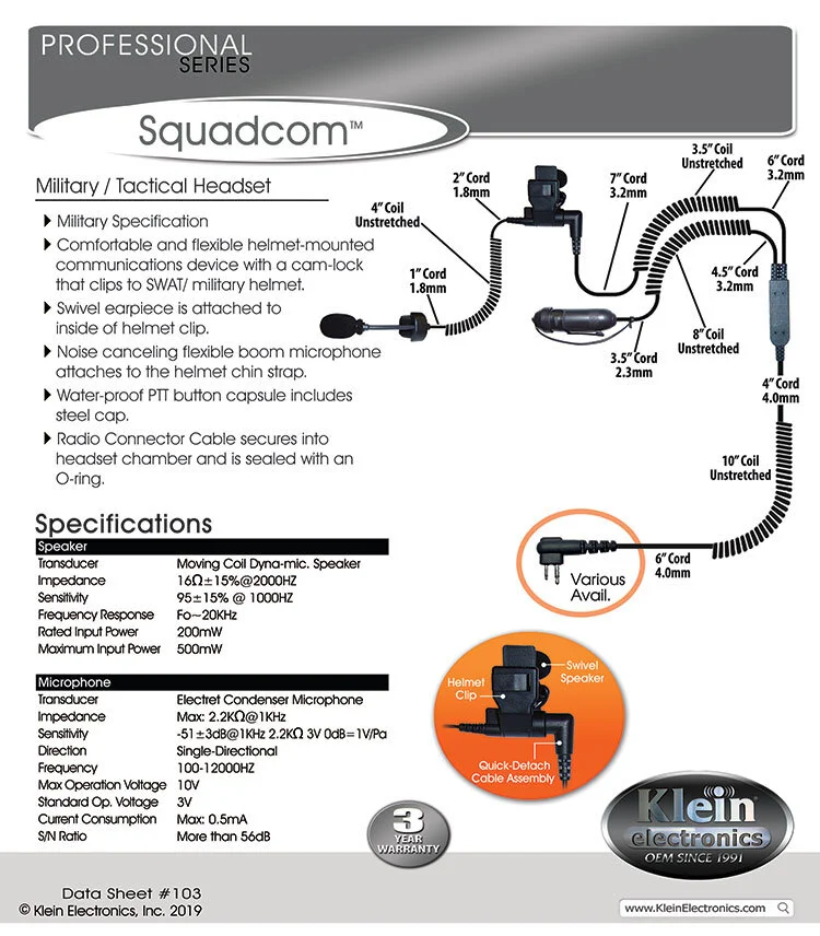 Pro-Tactical Throat Microphone — Red's Radios