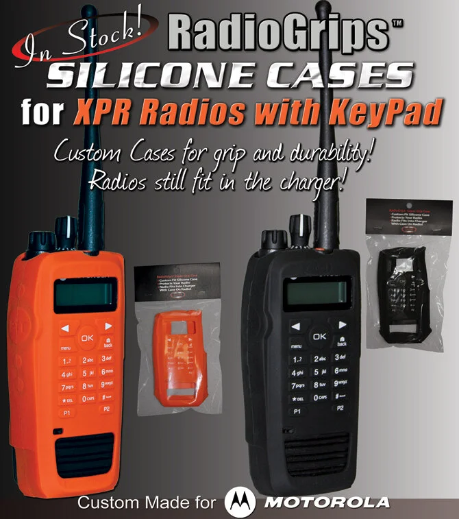 RadioGrips® Silicone Carry Case for Motorola R7 Motorola R7 radio case ...