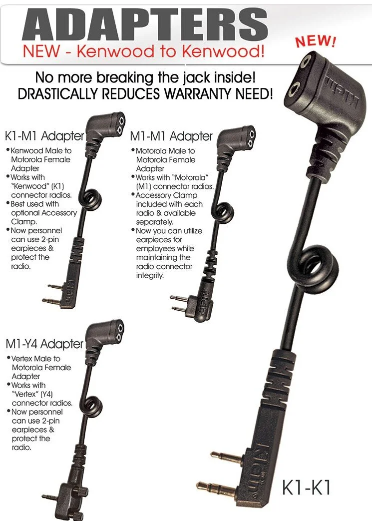 Kenwood Male to Kenwood Female Adapter — Red's Radios