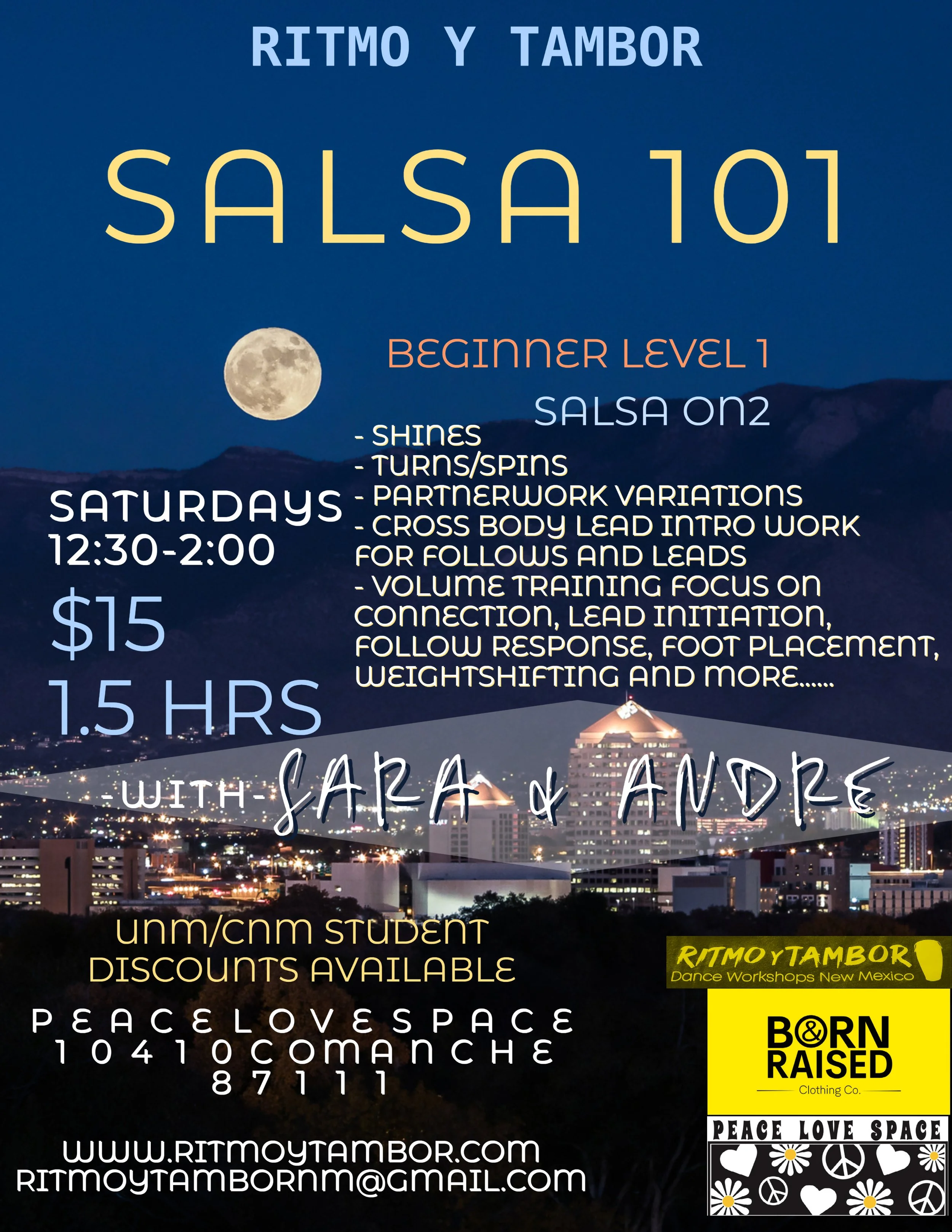 SALSA 101 - Beginner Level 1 — ABQ Dance Connect