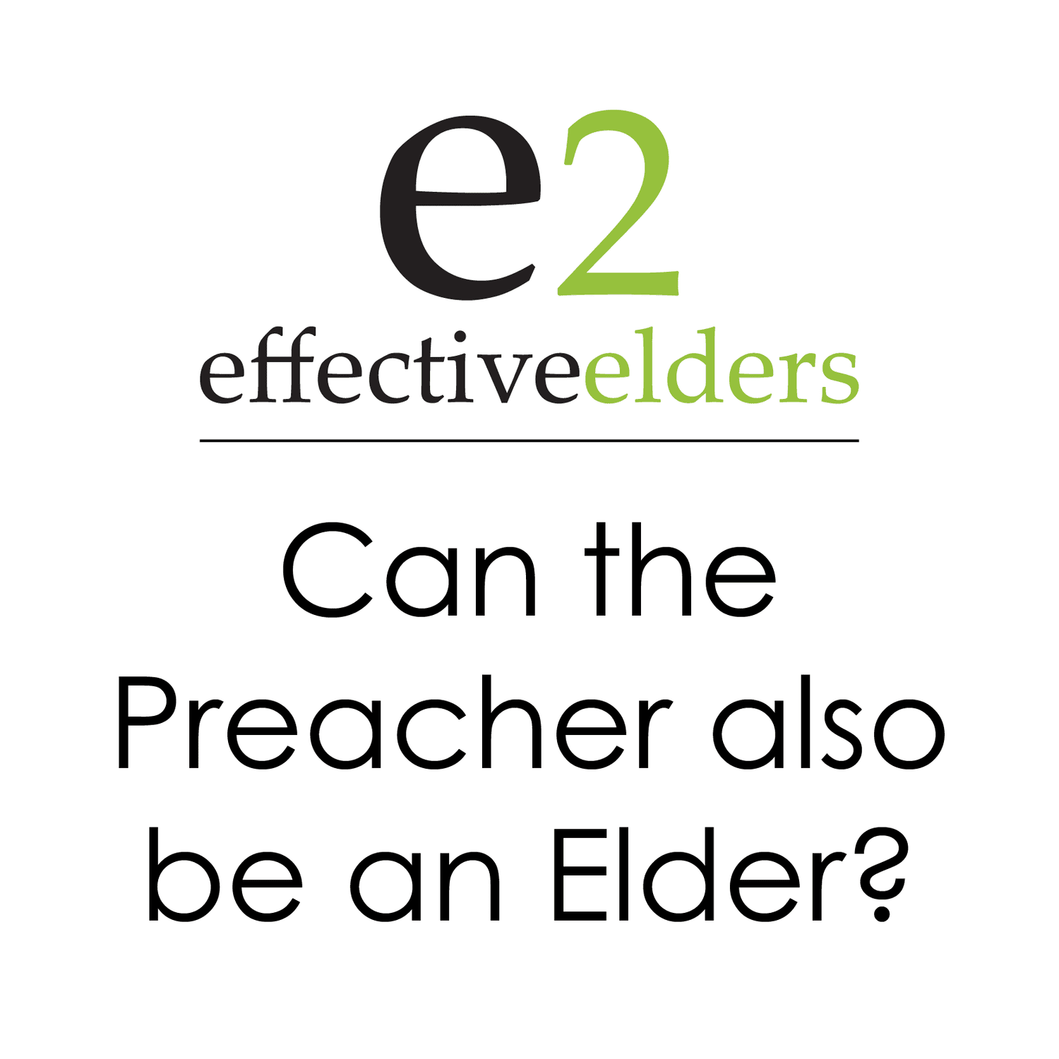 Church Elder Meeting Agenda — e2: effective elders