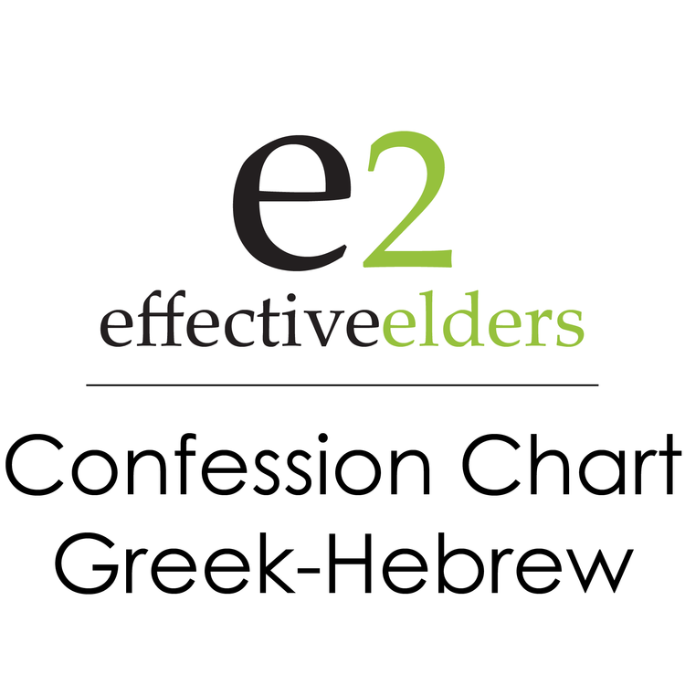 Sample Elders' Meeting Template — e2: effective elders