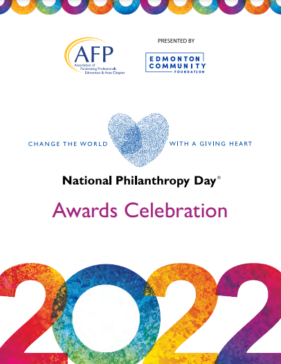 NPD 2022 Event Program — Association of Fundraising Professionals Edmonton & Area Chapter