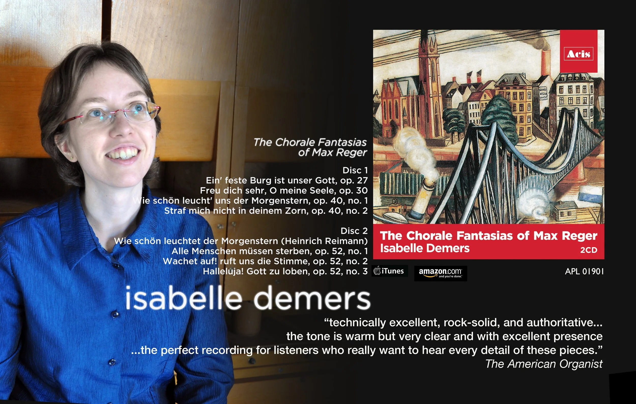 isabelle-demers-max-reger — Acis - an independent classical label