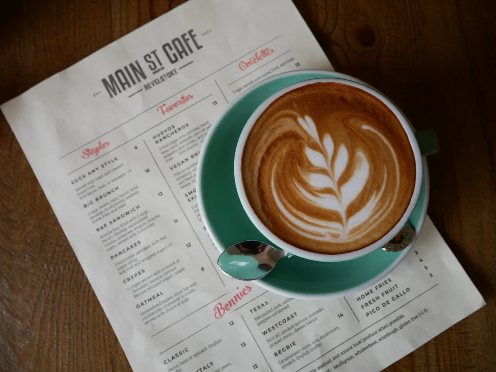 Menu — Main street cafe