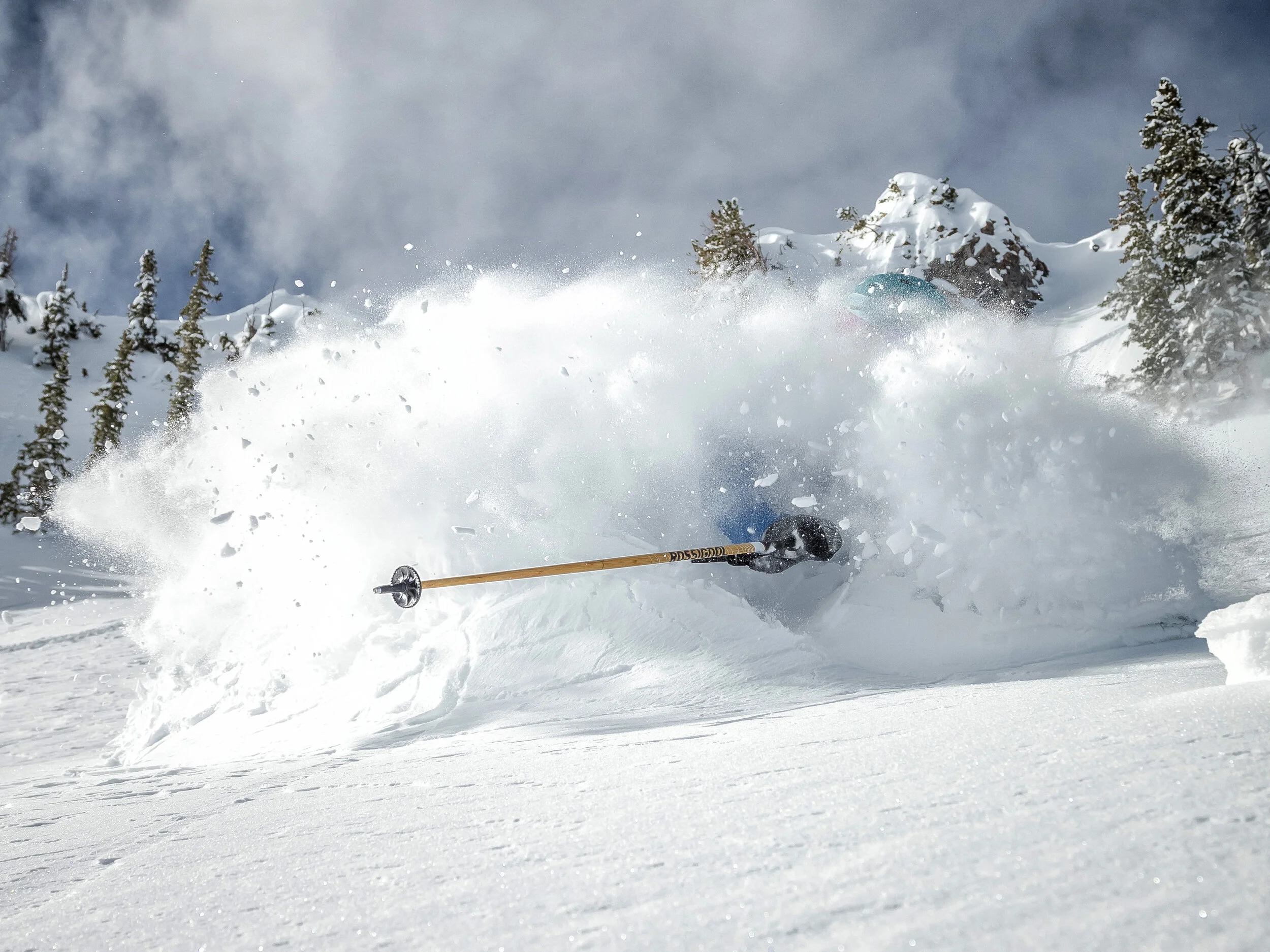 Alta Ski Area Powder Art Print — Kapowder Ink