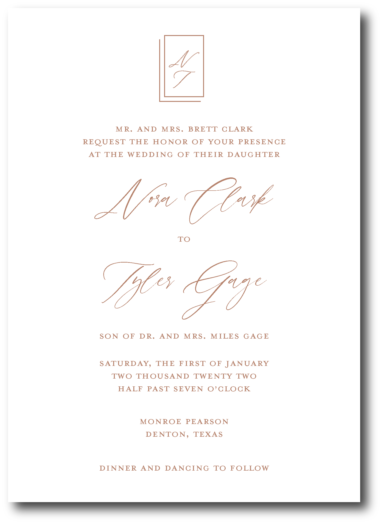 Invitations — WWE x Lyons Paperie