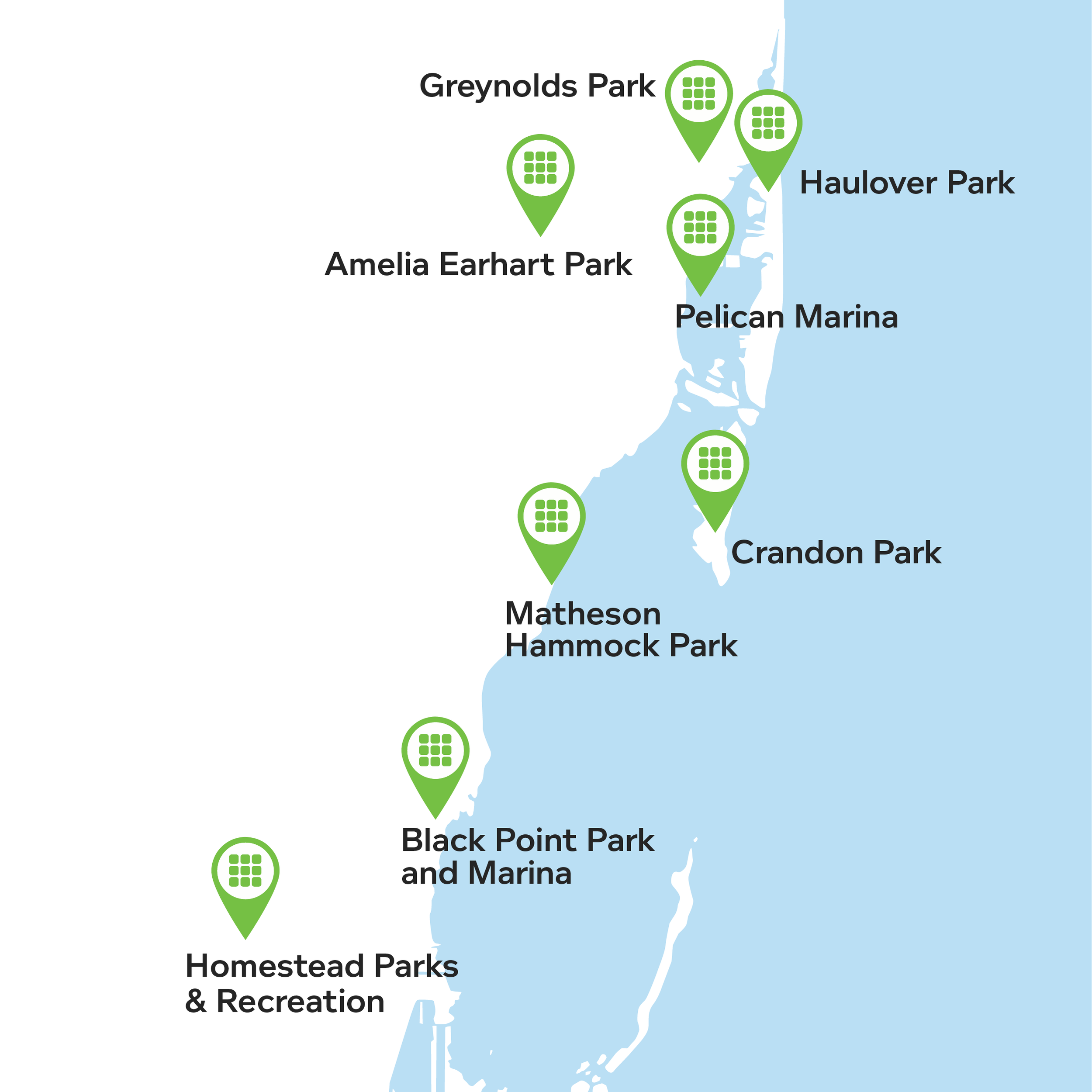 Greynolds Park Map