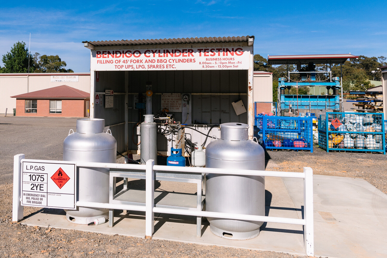 Bendigo Cylinder Testing Central Victorias LPG Gas Specialists