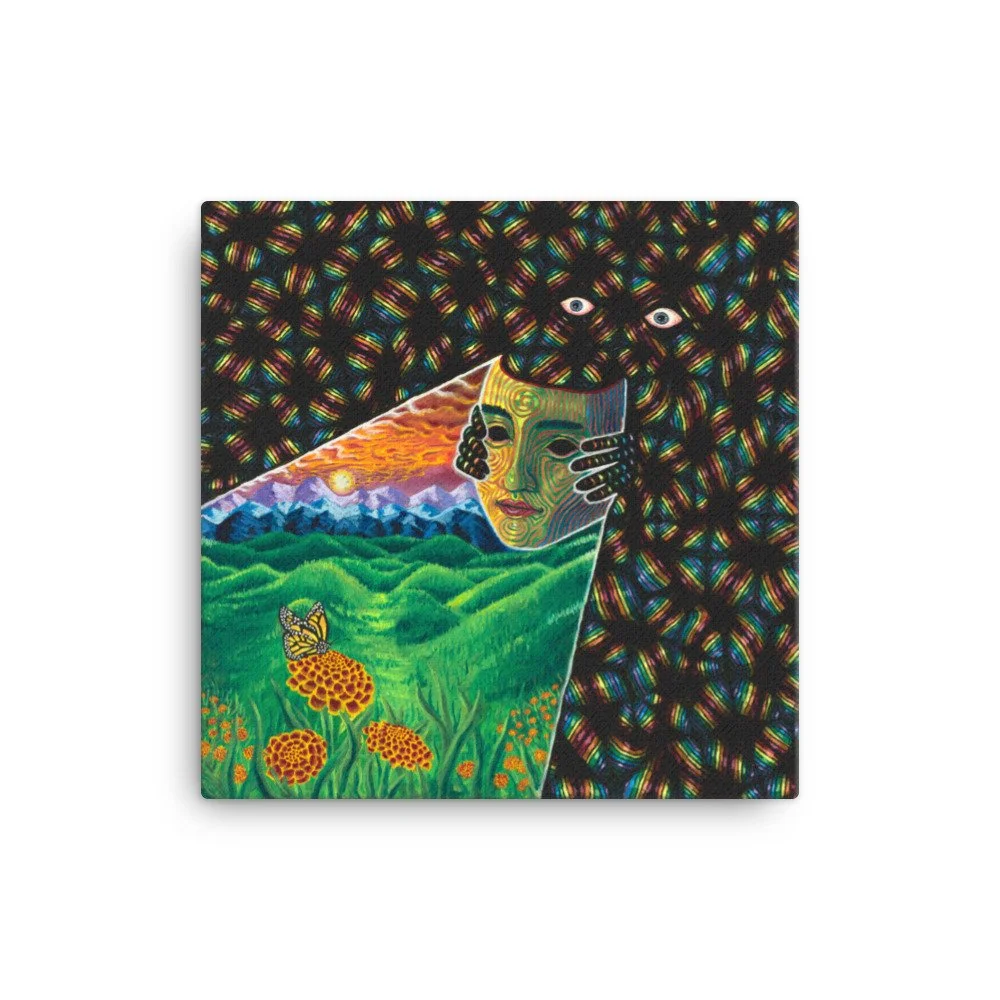 The Mask Canvas Prints — Rozzi Roomian