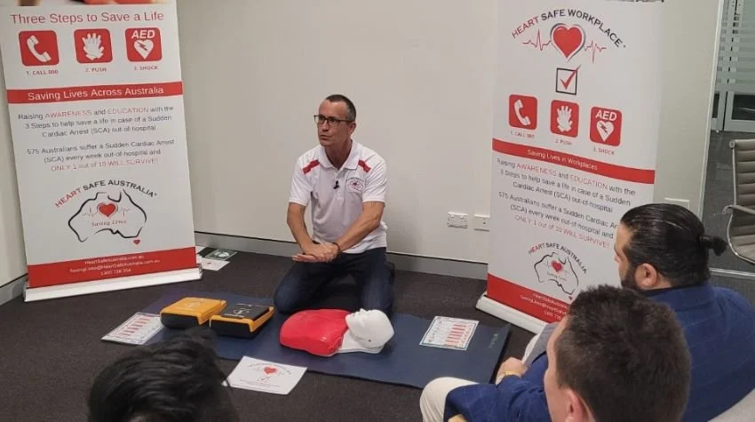 Lunch & Learn Lifesaving Demonstration by Heart Safe Australia — Heart ...