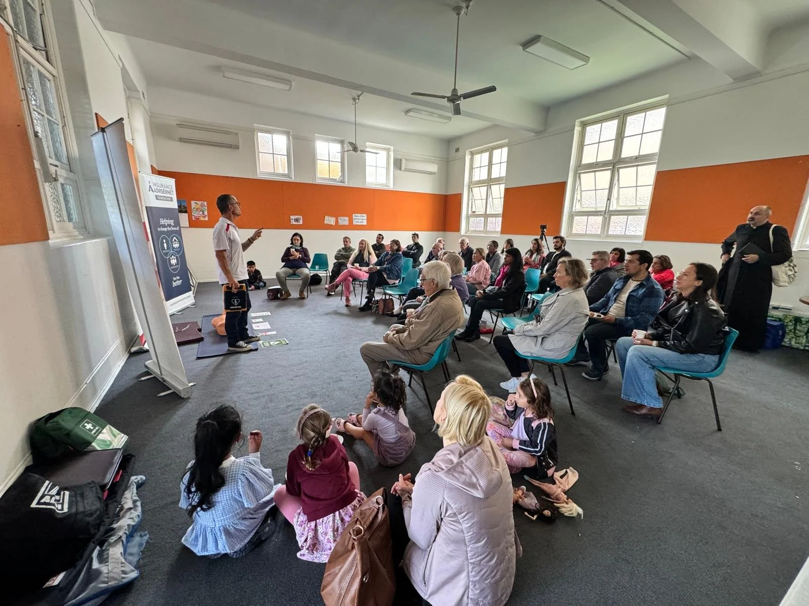 Lifesaving Demo at Manly Freshwater Parish as part of our Heart Safe ...