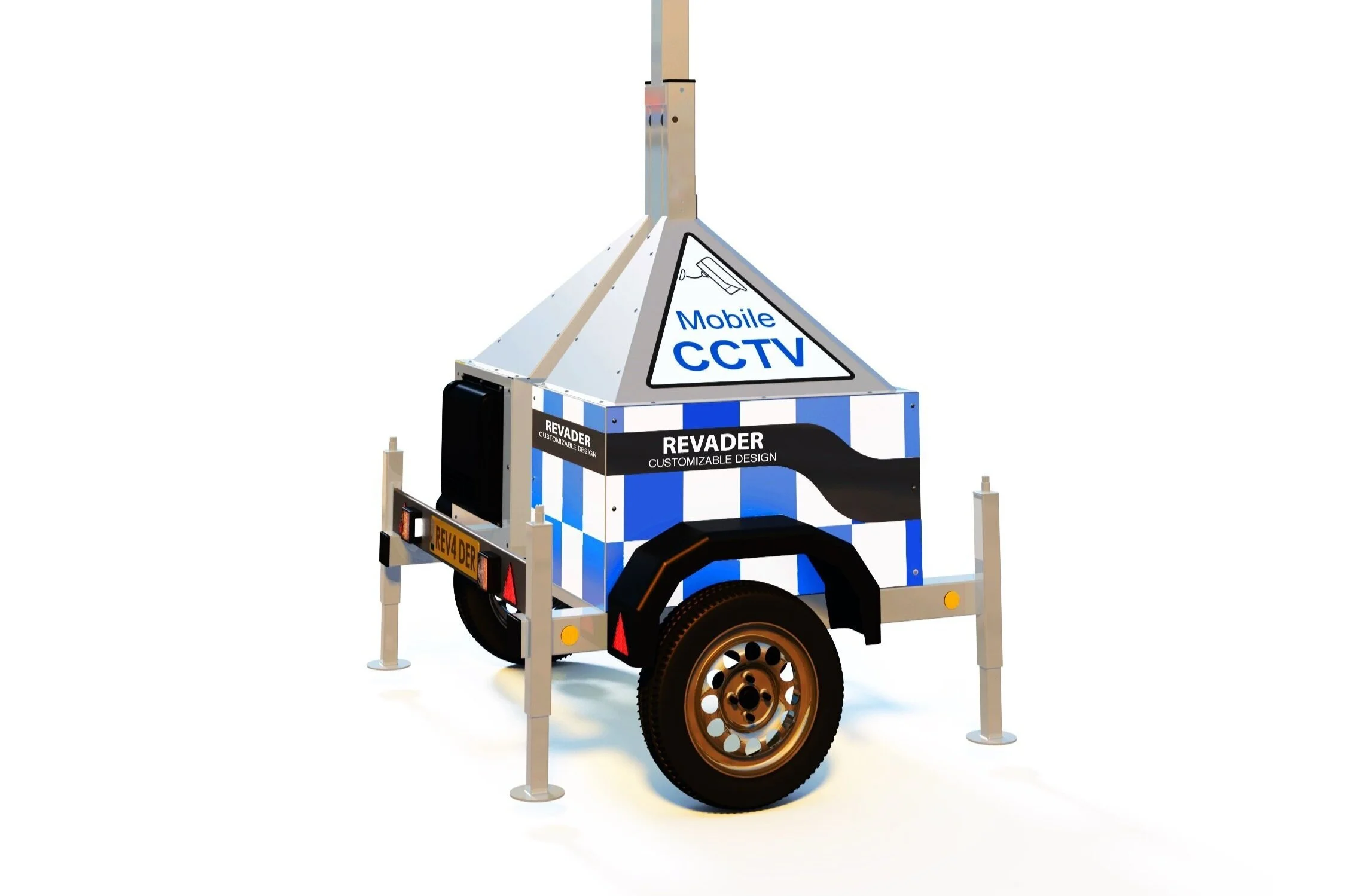 Mobile CCTV Tower | Rapid Deployment CCTV Towers — REVADER