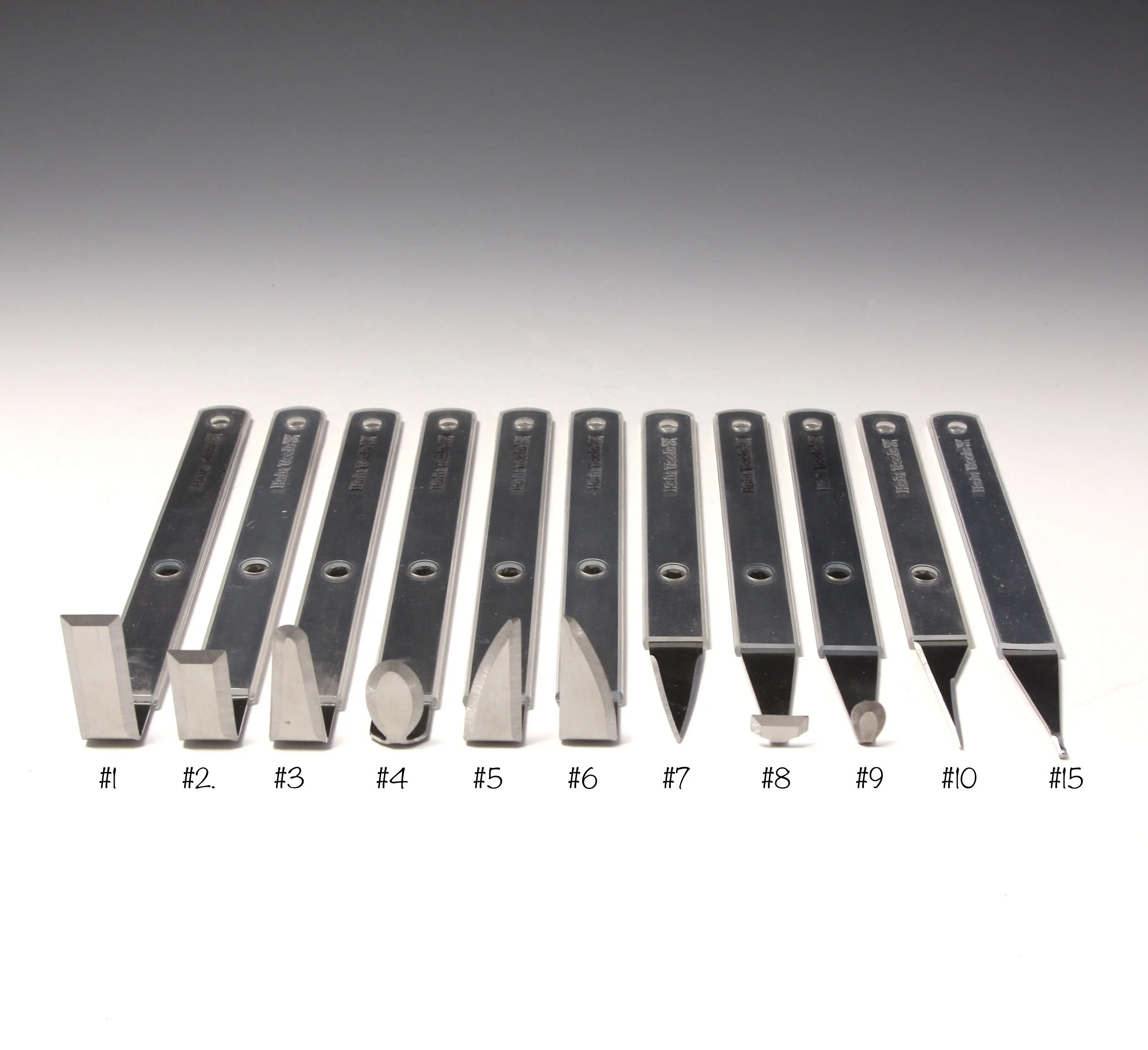 A choice of 2 out of 11 with Silicone Sleeves Stainless Steel Pottery Trimming/Chattering Tools ...