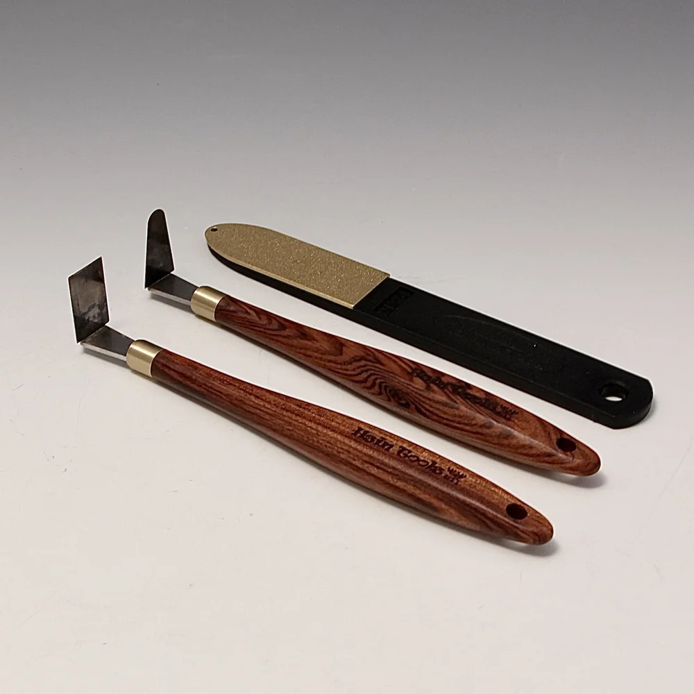 A set of 2 Tungsten Carbide Loop Tool (Pear and Square Shaped) with ...