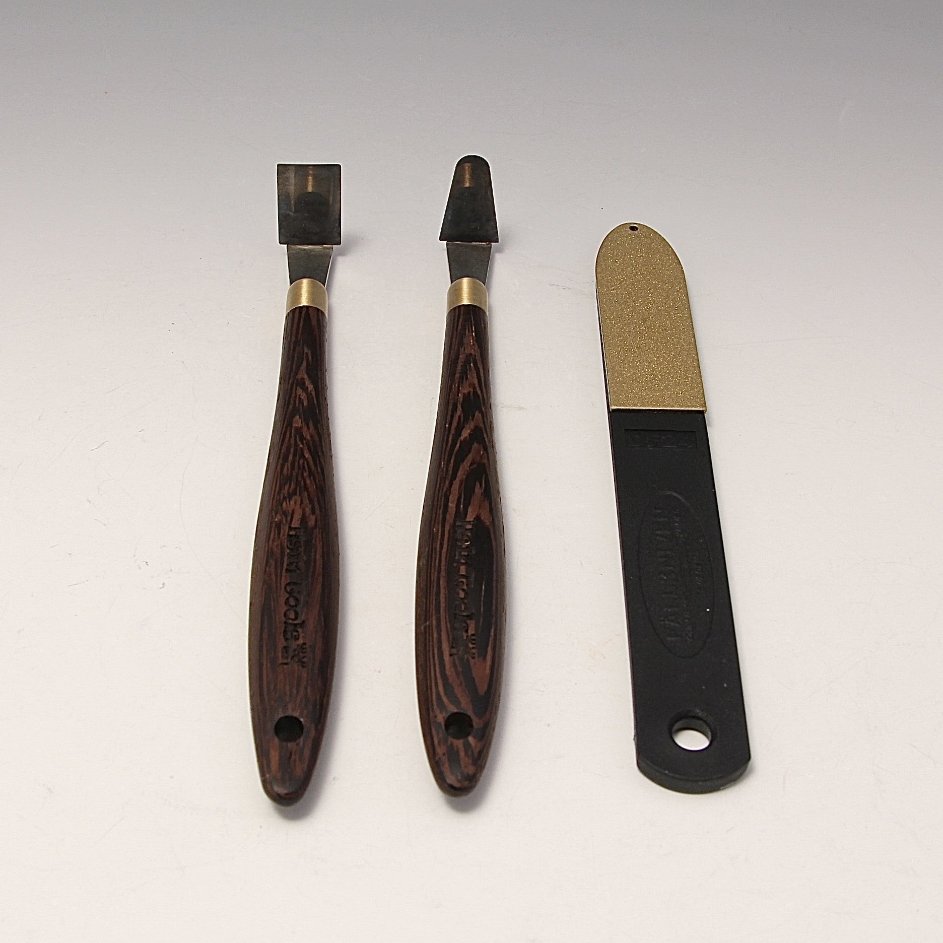 A choice of 2 out of 11 with Silicone Sleeves Stainless Steel Pottery Trimming/Chattering Tools ...