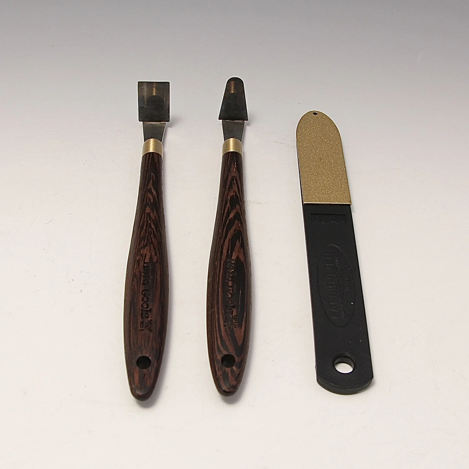 A choice of 2 out of 11 with Silicone Sleeves Stainless Steel Pottery Trimming/Chattering Tools ...